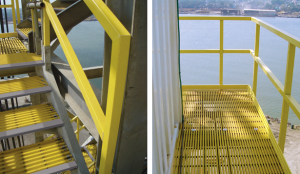 Case Study: Fiberglass Grating & Handrail Safe Choice for Offshore ...